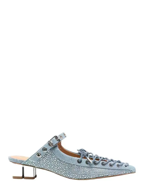 GANNI Oleatex Mules - Blue