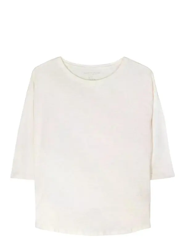 Majestic Filatures Boat-neck T-shirt - Neutrals