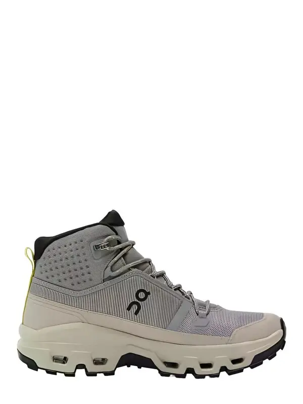 On Cloudrock Mid Wp Hiking Sneakers - Grey