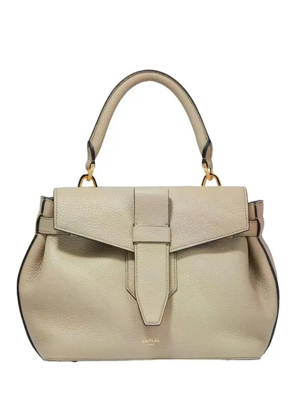 LANCEL Charlie De Small Leather Tote Bag - Neutrals