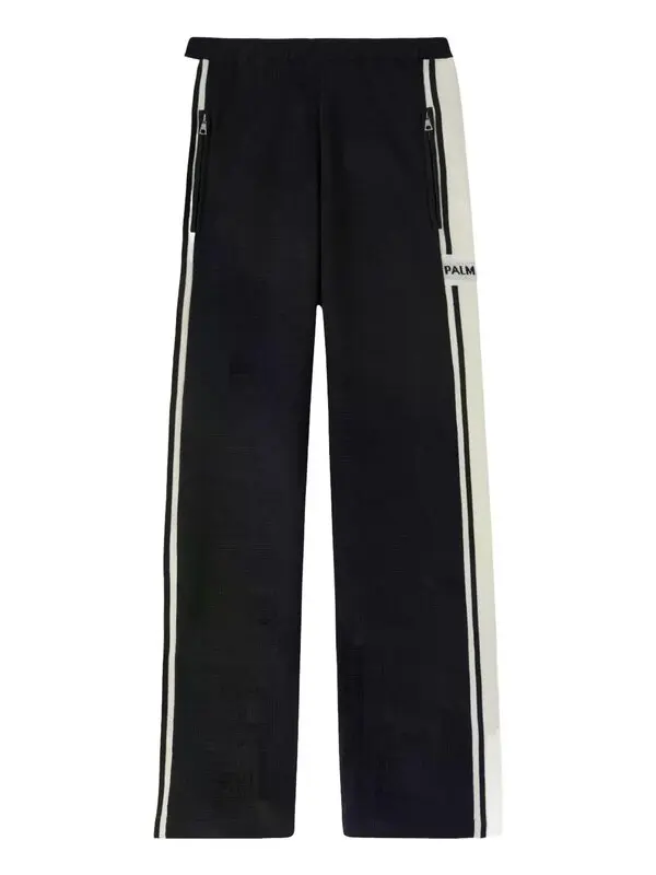 Palm Angels Racing Knitted Track Pants - Black