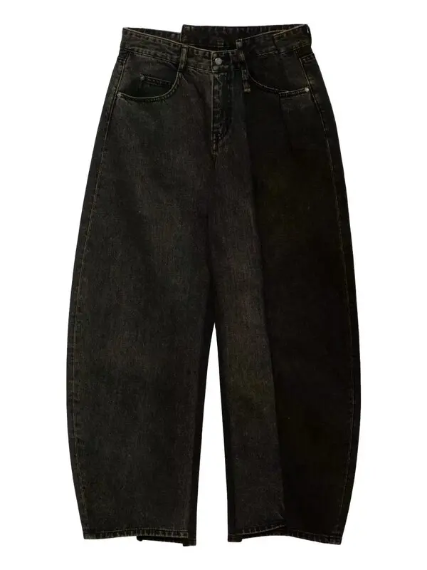 JNBY Colour-block Jeans - Black