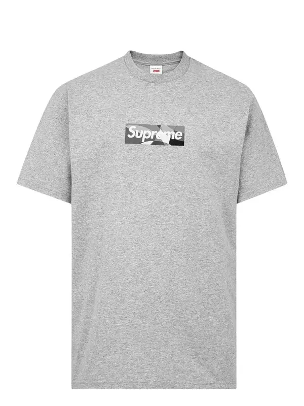 Supreme X Emilio Pucci Box Logo Crew Neck T-shirt - Grey