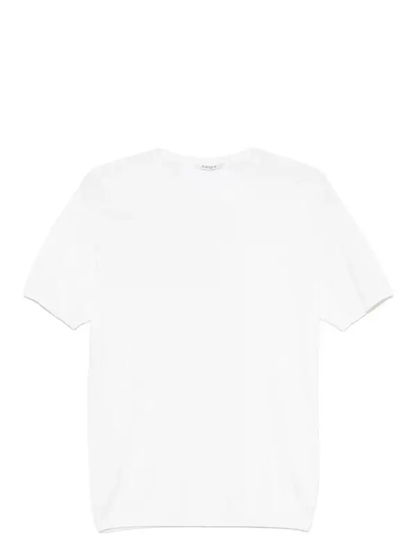 KANGRA Fine-knit T-shirt - Neutrals