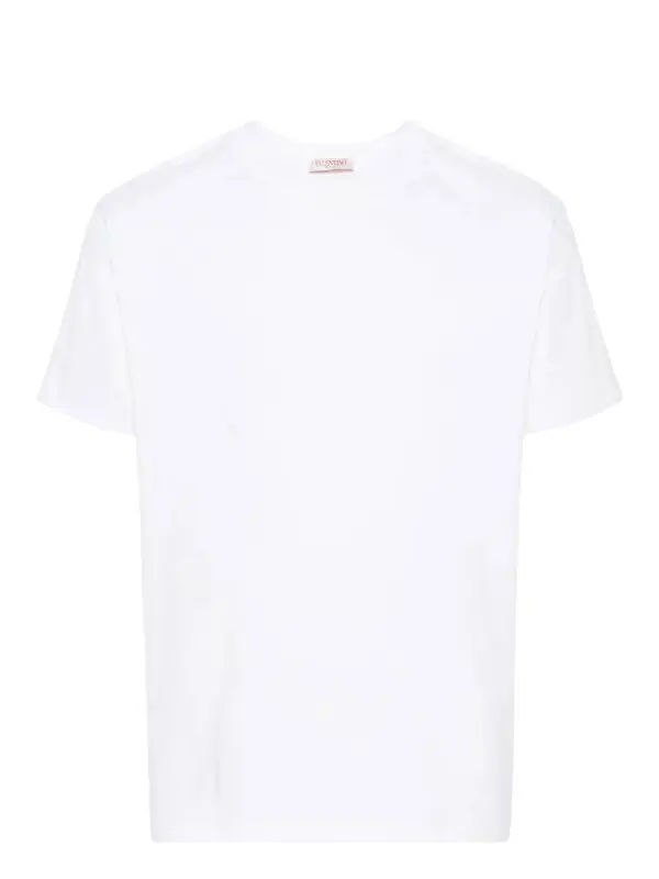 Valentino Garavani Logo-patch Cotton T-shirt - White