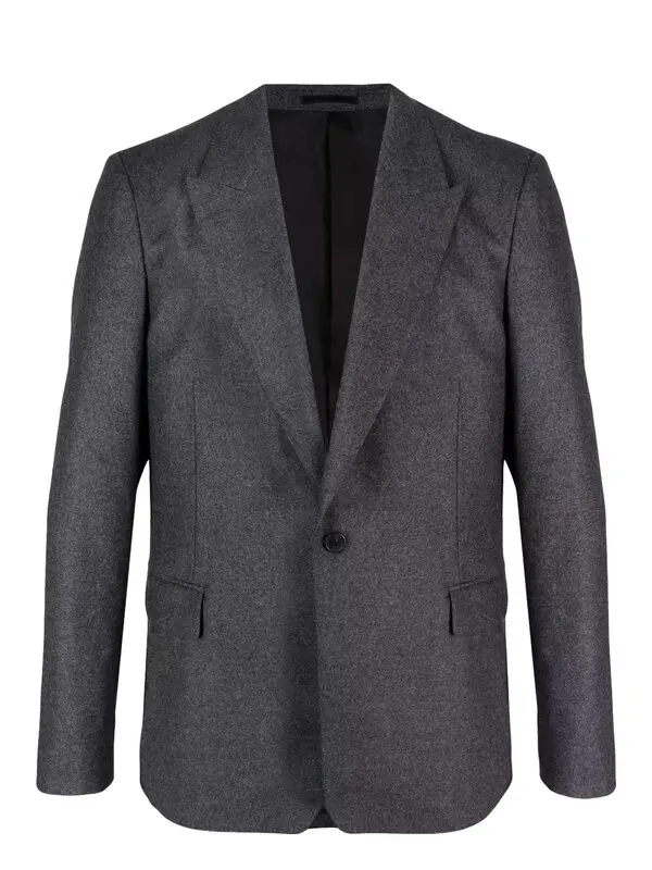 THE ROW Peak Lapels Single-breasted Blazer - Grey
