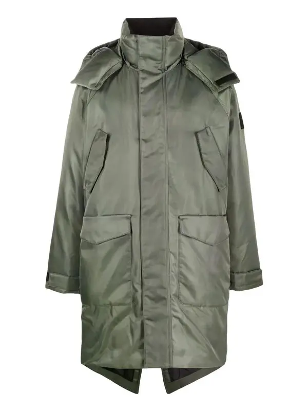 Calvin Klein Hooded Puffer Parka - Green