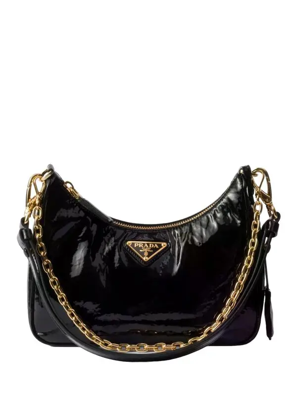 Prada Mini Re-edition Shoulder Bag - Black