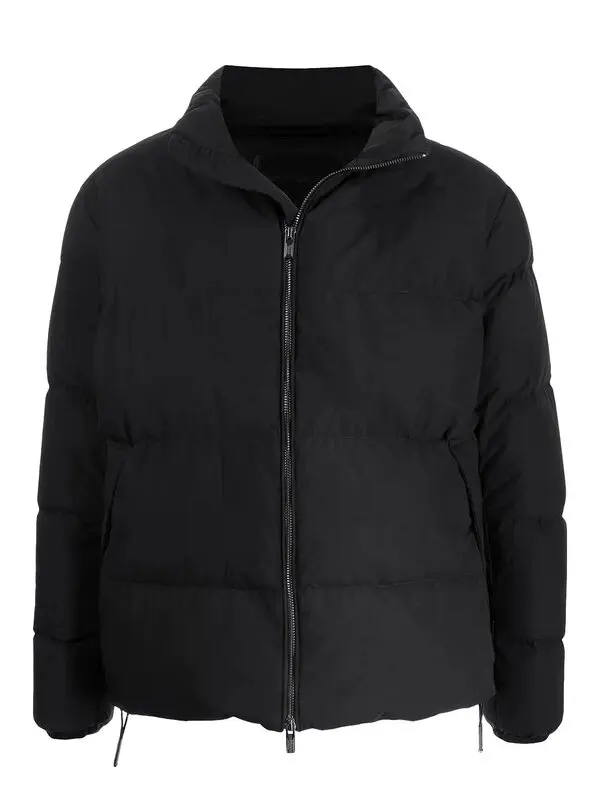 Emporio Armani Padded High-neck Jacket - Black