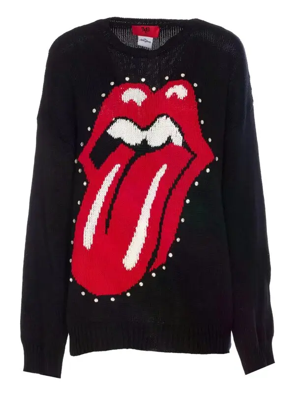 ANIYE BY Cotton Sweater - Black