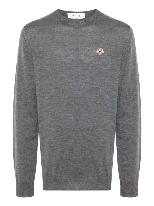 PELO FOUNDATION Dog-patch Sweater - Grey