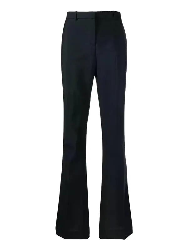 Versace Flared Low-rise Trousers - Black