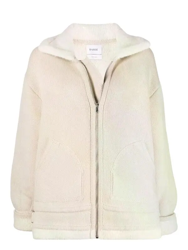 BARRIE Woven Bomber Jacket - Neutrals