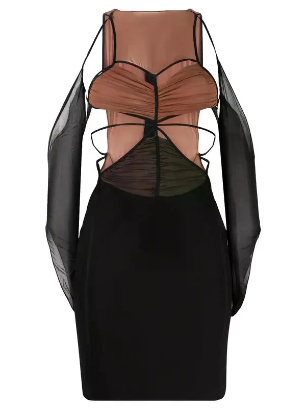 NENSI DOJAKA Cut-out Mini Dress - Black