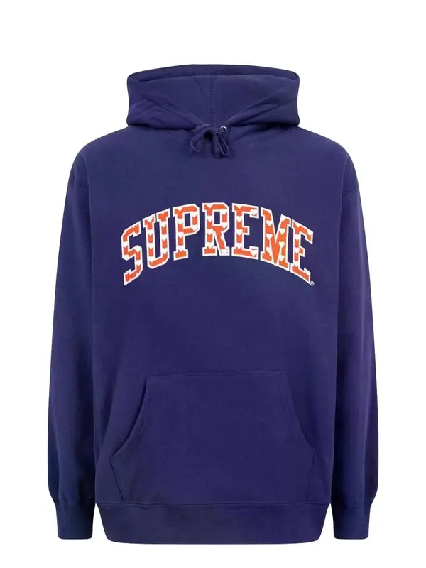 Supreme Hearts Arc Hooded Sweatshirt - Blue
