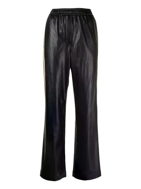 Goen.j Faux-leather Lounge Trousers - Black