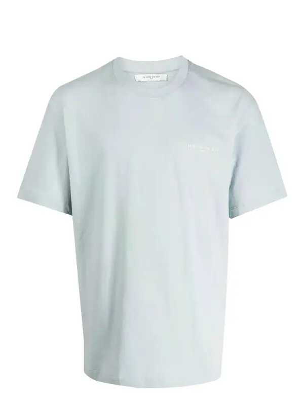 IH NOM UH NIT Pearl Roses Logo-print T-shirt - Blue