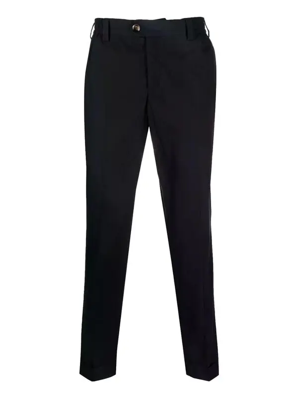 PT TORINO Tapered-leg Chino Trousers - Blue