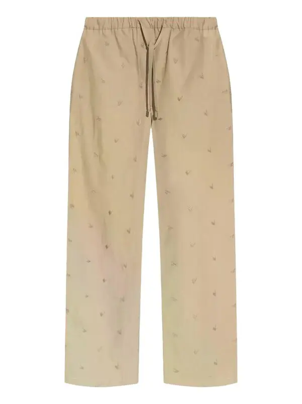 Attico Straight-leg Trousers - Neutrals