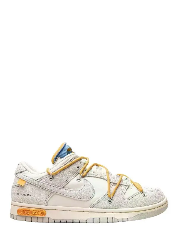 Nike X Off White Dunk Low Lot 34 Sneakers - Neutrals