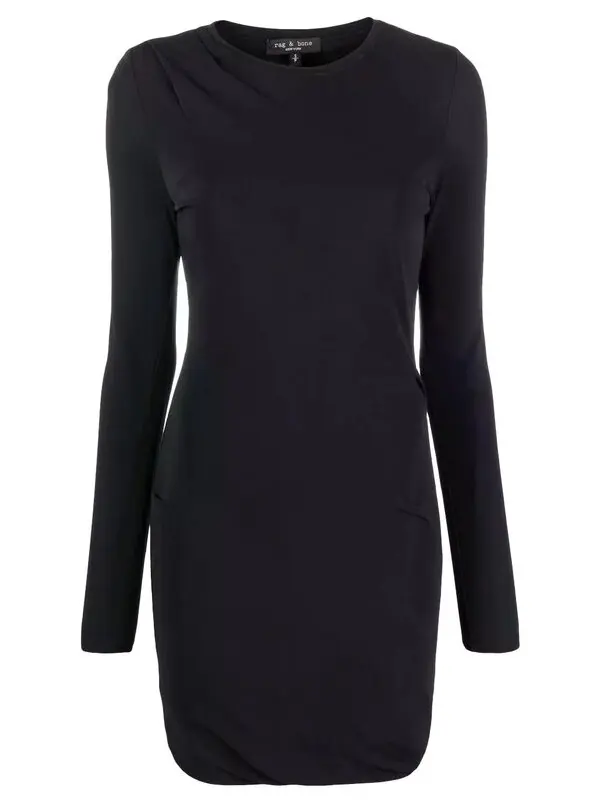 Rag & Bone Poppy T-shirt Dress - Black