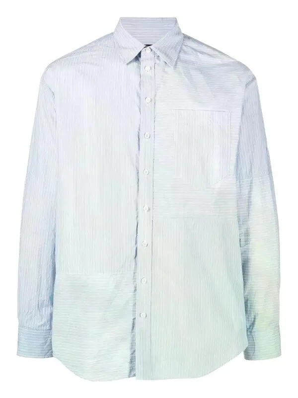 Dsquared2 Stripe-pattern Cotton Shirt - Blue