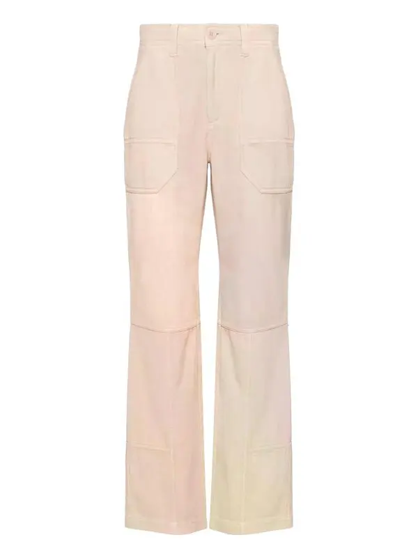 Zadig&Voltaire Pepper High-waist Straight-leg Trousers - Neutrals