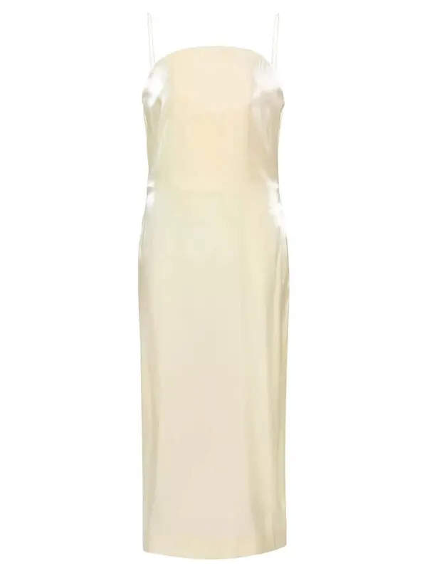 Jacquemus La Robe Carino Midi Dress - Yellow