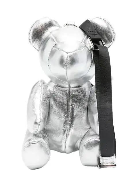 Mihara Yasuhiro Bear-shaped Cross Body Bag - Silver