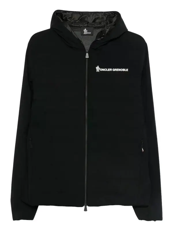 Moncler Padded Zip-up Jacket - Black
