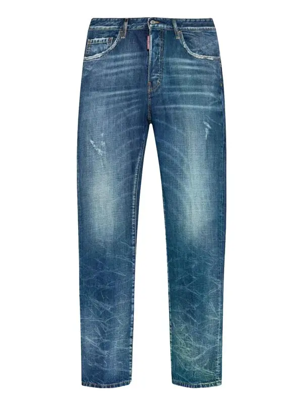 Dsquared2 Layered Distressed Jeans - Blue