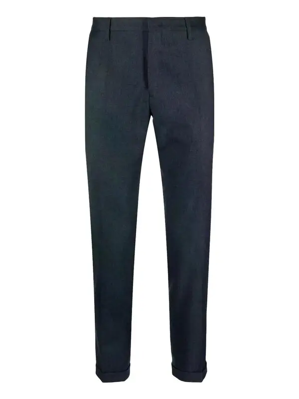 Paul Smith Tapered-leg Wool Chinos - Blue