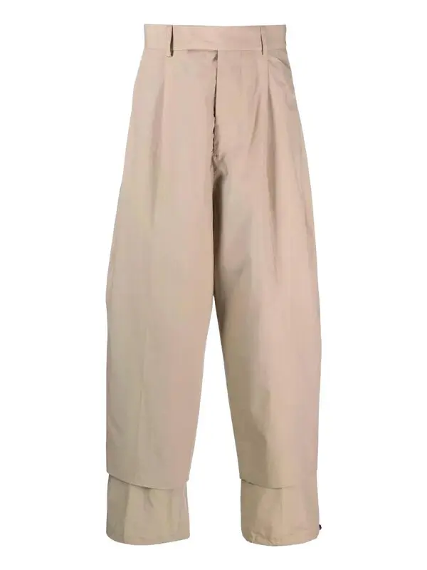 CRAIG GREEN Tailored Cropped Trousers - Neutrals