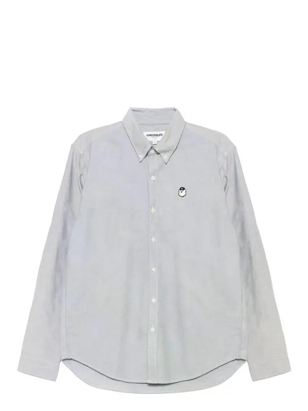 CHOCOOLATE Logo-patch Shirt - Black