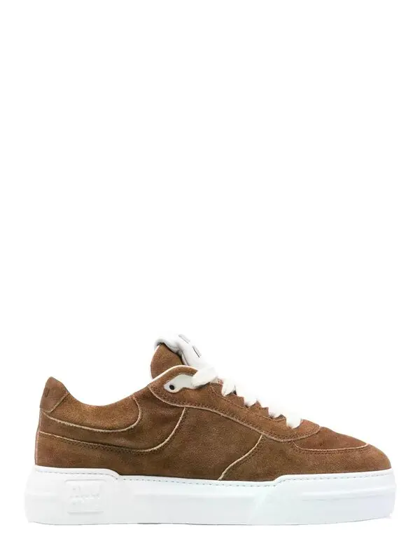 Miu Miu Suede Sneakers - Brown