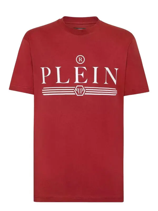 Philipp Plein Logo-print Cotton T-shirt - Red