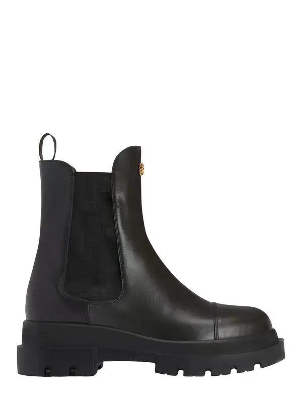 GIUSEPPE ZANOTTI Tankie Beatles Logo-plaque Boots - Black