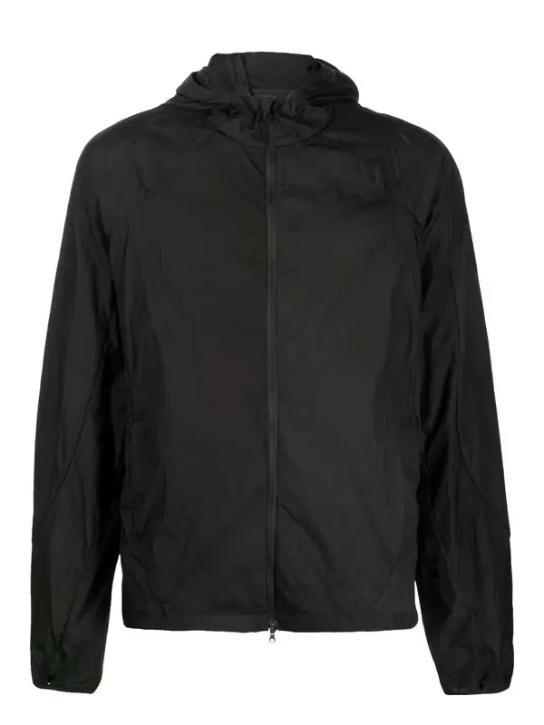 POST ARCHIVE FACTION 5.0+ Hooded Windbreaker - Black