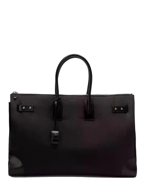 Saint Laurent Leather Duffle Bag - Black