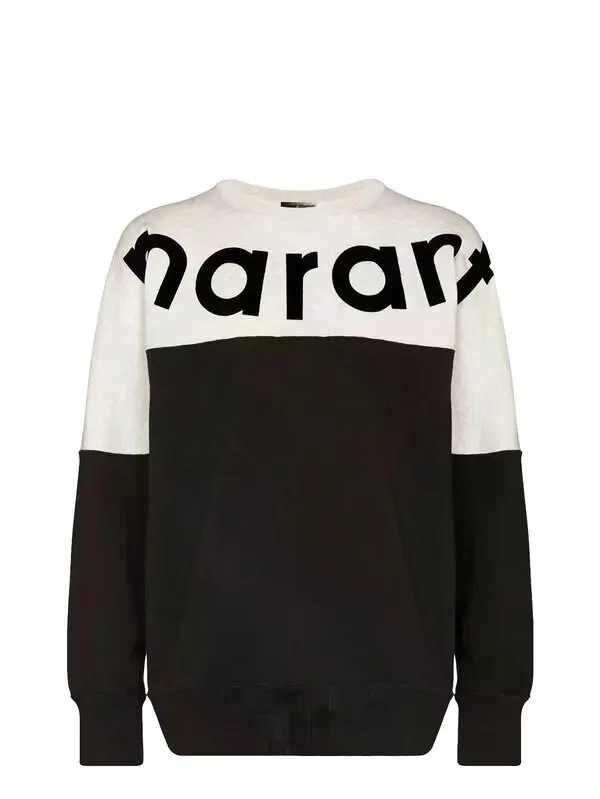 MARANT Howley Two-tone Sweatshirt - Black