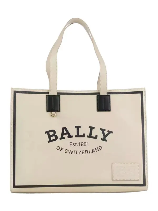 Bally Logo-print Tote Bag - Neutrals