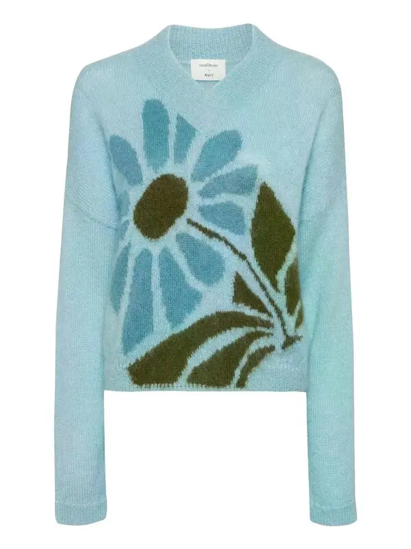 ONEFIFTEEN Xsuii Patterned Jumper - Blue