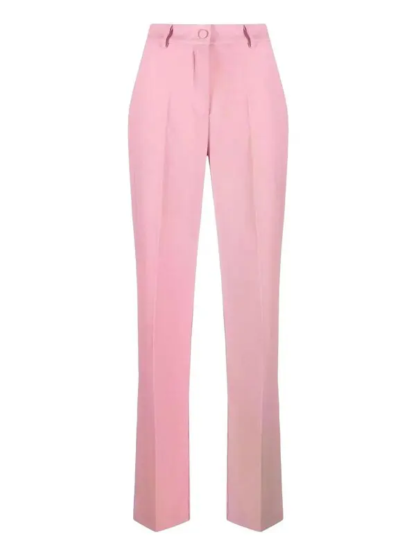 HEBE STUDIO High-waist Tailored Trousers - Pink