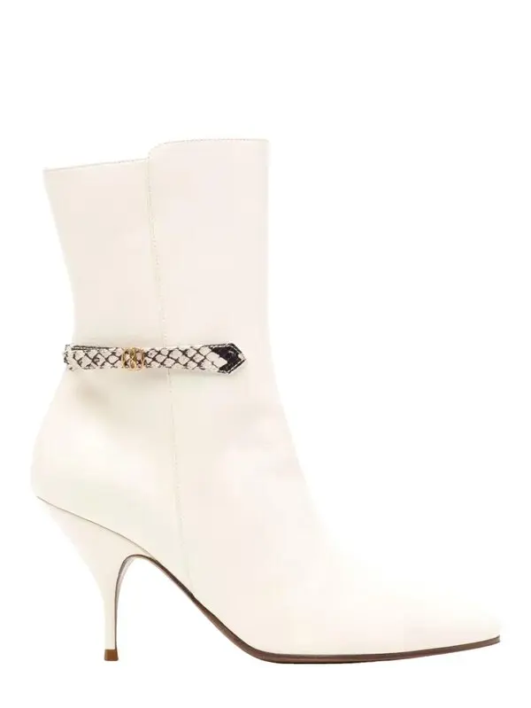 Bally Odeya 85mm Leather Boots - Neutrals