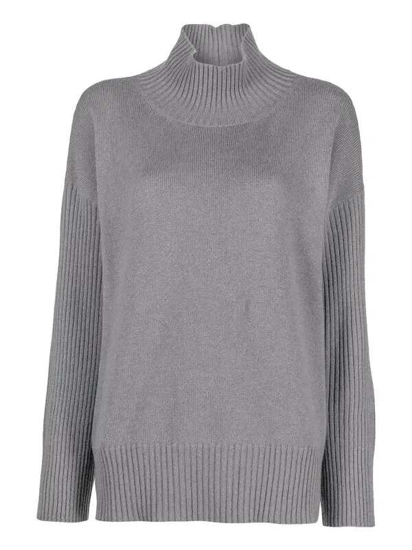 Lorena Antoniazzi Cashmere Turtleneck Jumper - Grey