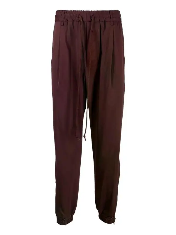 SONG FOR THE MUTE Drawstring-waist Track Pants - Red