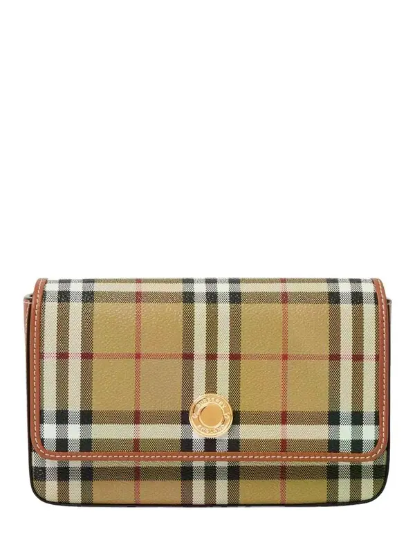 Burberry Hampshire Check Crossbody Bag - Neutrals