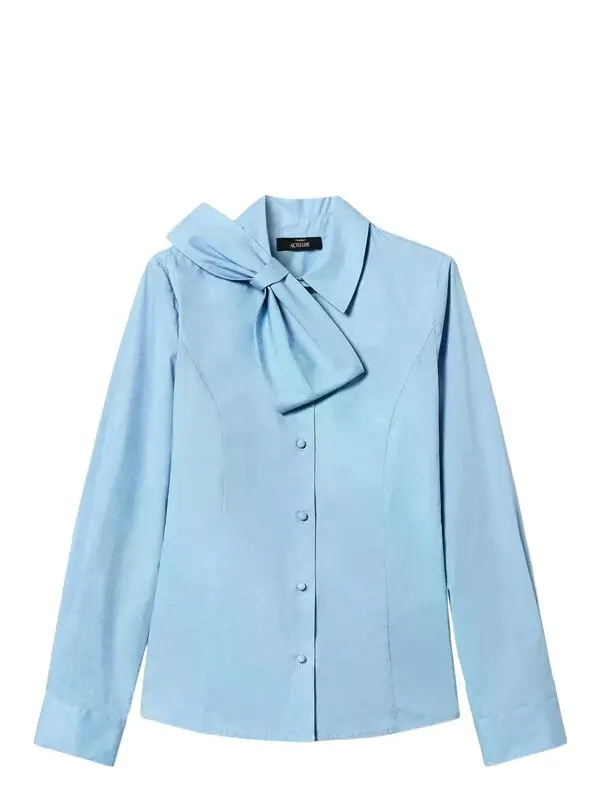 TWINSET Bow-detailed Shirt - Blue