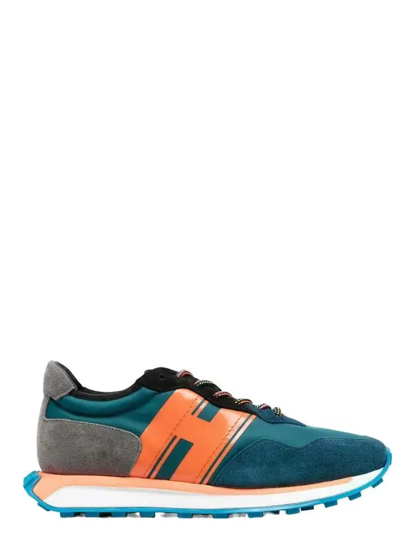 Hogan Logo-print Low-top Sneakers - Blue