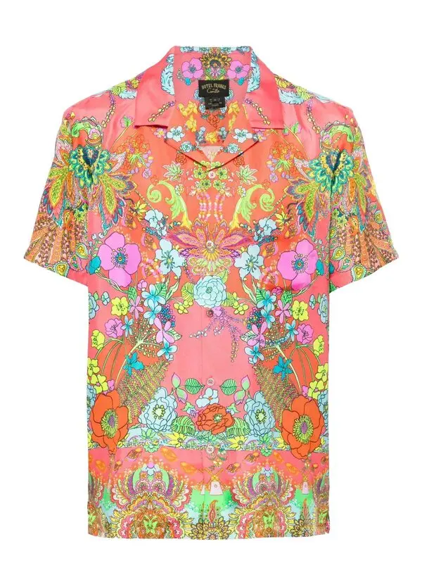 Camilla Windmills And Wildflowers Shirt - Pink